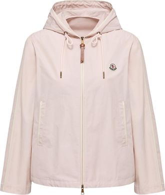 Moncler Moncler Sarracenia Hooded Jacket, Women, Pink, Size: 00