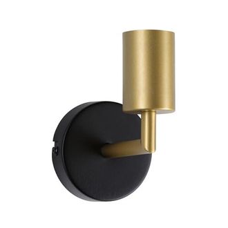 Paulmann 71137 Wandleuchte Ravi IP44 E27 max. 60W Schwarz matt, Gold Wandlampe ohne Leuchtmittel