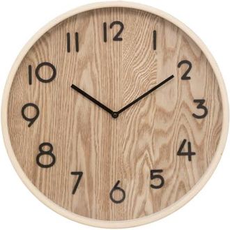 Atmosphera Atmosphera - Horloge Ivana - Bois et Verre - D38 cm