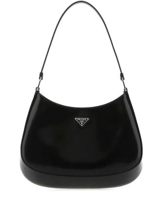 Prada Hobo Bags - Cleo Brushed Shoulder Bag - Gr. unisize - in Schwarz - f&uuml;r Damen