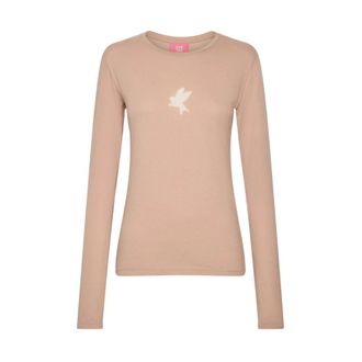 One Teaspoon Baumwoll-Longsleeve - - Tops - Damen - Beige - 2XS