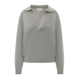 Victoria Beckham V-neck Strickware - - Knitwear - Damen - Grau - S