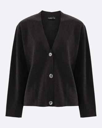 van Laack Cardigan im Milano-Strick aus ultrafeiner Merinowolle