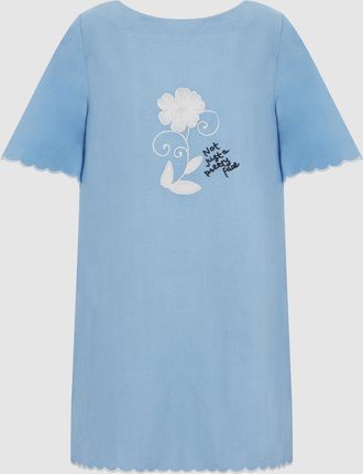 Paul & Joe Robe Courte Vbaby Bleu