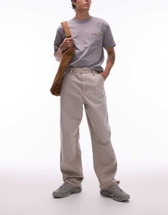 Carhartt Work in Progress Single Knee - Pantalon - Beige sombre-Neutre