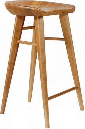 Generic Barhocker aus Holz, r&uuml;ckenlehnenloser Tresenstuhl, K&uuml;chen-Fr&uuml;hst&uuml;cksbarstuhl mit Fu&szlig;st&uuml;tze, ergonomisch geformter Barhocker f&uuml;r Lounges