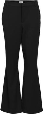 Object Objlisa MW Flared Pants Noos Pantalons, Noir, 40 Femmes