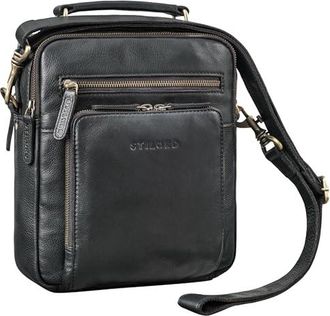 STILORD Nelio Élégant Sacoche Homme Bandouliere Cuir pour Tablette 10,1 Pouces Vintage Sac à Main DIN A5 Sac Messenger Petit Sac Bandoulière Cuir Véritable, C