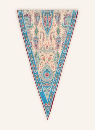 Etro Etro Dreieckstuch Aus Seide blau