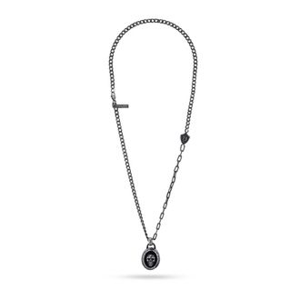 Police Police Herren Kette Silber Totenkopf Anh&auml;nger Peagn2212112 - - Accessories - Herren - Grau - ONE SIZE