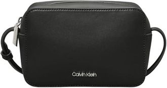 Calvin Klein Sac &agrave; Bandouli&egrave;re Femme Ck Must Camera Bag Petit, Noir (Ck Black), Taille Unique
