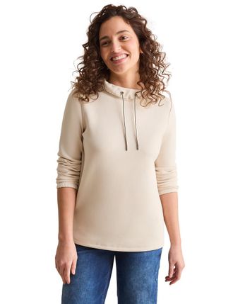 Cecil Damen B322620 Modalshirt, Pearl Beige, XXL EU