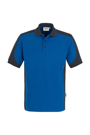 HAKRO Hakro CONTRAST-POLOSHIRT PERFORMANCE 839 UNISEX (6XL, royal/ anthrazit)