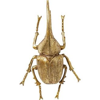 Kare Design Design Wandschmuck Herkules Beetle, Gold, Deko Objekt, Wandschmuck, Käfer, 41x27x14 cm (H/B/T)