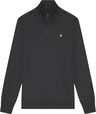 Lyle & Scott Sweatshirt f&uuml;r Herren, mit kurzem Rei&szlig;verschluss (Metallisches Blaugrau)