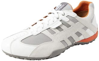 Geox Herren U Snake K Sneaker, Wei&szlig; Optic White, 44 EU
