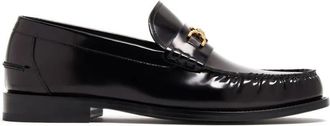 Versace Loafer - Medusa 95 Leather Loafers - Gr. 40 (EU) - in Schwarz - f&uuml;r Damen