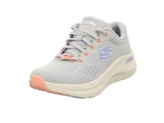 Skechers Femme Arch FIT 2.0 BIG League Basket, Garniture Corail Pervenche Gris Clair, 37 EU
