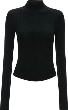 Victoria Beckham Pull Col Rond - Noir
