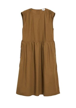 s.Oliver Midikleid Kleid Midi-Kleid mit regulierbarer Taille und Seitentaschen