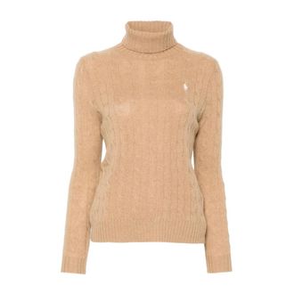 Polo Ralph Lauren Kamel Pullover Aw25 Damenmode - - Knitwear - Damen - Braun - S
