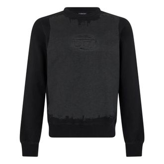 Diesel Sweatshirt mit Rundhalsausschnitt - - Sweatshirts & Hoodies - Herren - Schwarzk - S