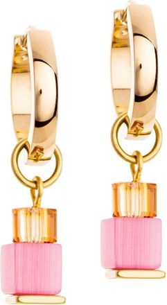 Coeur de Lion Ohrringe - Ohrringe Creole Cube Fusion Charm - Gr. unisize - in Mehrfarbig - f&uuml;r Damen