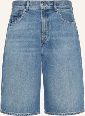 7 For All Mankind Shorts Wide Leg blau