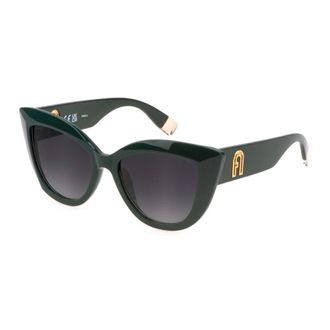 Furla unisex, Accessoires, Vert, Taille: 53 MM Sfu711 Lunettes de soleil