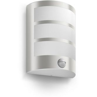 Philips Python Applique murale ext&eacute;rieure led Infrarouge 1x6W, 2700K, 21x17x10 - Inox - Philips