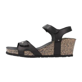 Panama Jack Femme, Chaussures, Noir, Taille: 37 EU Sandales Plates &Eacute;l&eacute;gantes pour Femmes