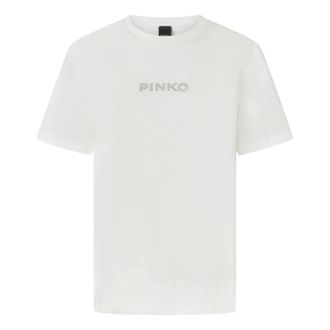 Pinko Schneewittchen Statement T-Shirt - - Tops - Damen - Wei&szlig; - 2XS