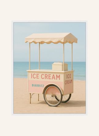 Any Image Any Image Wandbild Pastellträume & Sahneszenen Mit Rahmen weiss