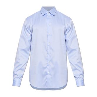 Emporio Armani Klassisches Hemd - - Shirts - Herren - Blau - M