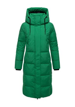 Marikoo Winter-Steppmantel Chumanii XVI mit Magnettaschen, Damen - Gr&uuml;n