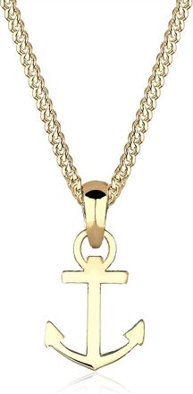 Elli Halsketten - Halskette Anker Heimatsymbol 585 Gelbgold - Gr. unisize - in Gold - für Damen