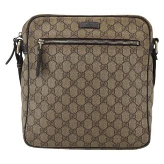 Gucci Sac bandouli&egrave;re en toile Pre-owned - Femme - Pre-owned - Brun - Taille: ONE Size