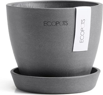 Ecopots Antwerp Untersetzer f&uuml;r Blumentopf - L 11,5 cm x H 10,1 cm - Innen- und Au&szlig;enbereich