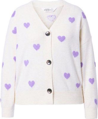 STUDIO UNTOLD Strickjacke Strickjacke Oversize Shape Hearts