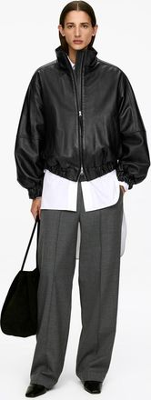 Arket Lederjacke -Schwarz