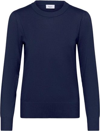 Saint Tropez Femme, Pulls, Bleu, Taille: 40 FR Maille &agrave; col rond