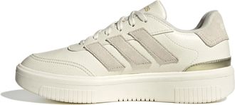 adidas Damen COURTBLOCK Shoes Schuhe, Off White/Alumina/Gold met, 41 1/3 EU