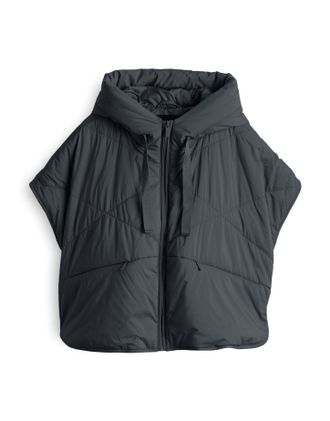 someday Damen Weste | VENKARA Loose wattierte Steppweste mit Diamond Quilting steel blue, S