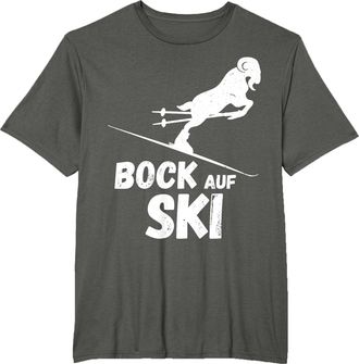 Jimbeels Lustiger Ski Spruch | Bock auf Ski Skifahrer | Apres-Ski T-Shirt