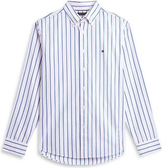 Tommy Hilfiger Herren Hemd FLEX POPLIN BOLD STRIPE Regular Fit