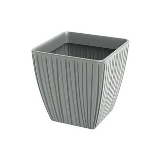 Prosperplast Blumentopf Fero Square, zementgrau, &Oslash; 40 x 40 cm