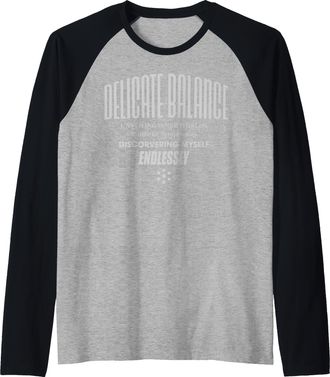 Trendy Apparel Endlessly Delicate Balance Unveiling Worlds Raglan