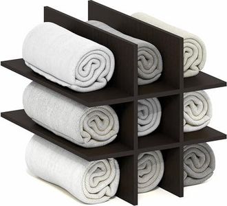 Furinno Cubicle W&uuml;rfel-Einsatz, 9-F&auml;cher Cube Organizer, Regalzubeh&ouml;r, passend f&uuml;r Furinno Triple Thick Cubes und IKEA Kallax, f&uuml;r Aufbewahrung und Organisati