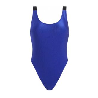 Calvin Klein Scoop Back Badeanzug - - Swimwear - Damen - Blau - XS