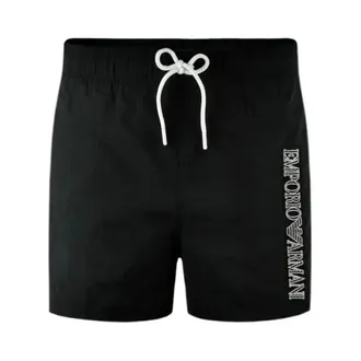 Emporio Armani Homme, Maillots de bain, Noir, Taille: L Signature Boxer